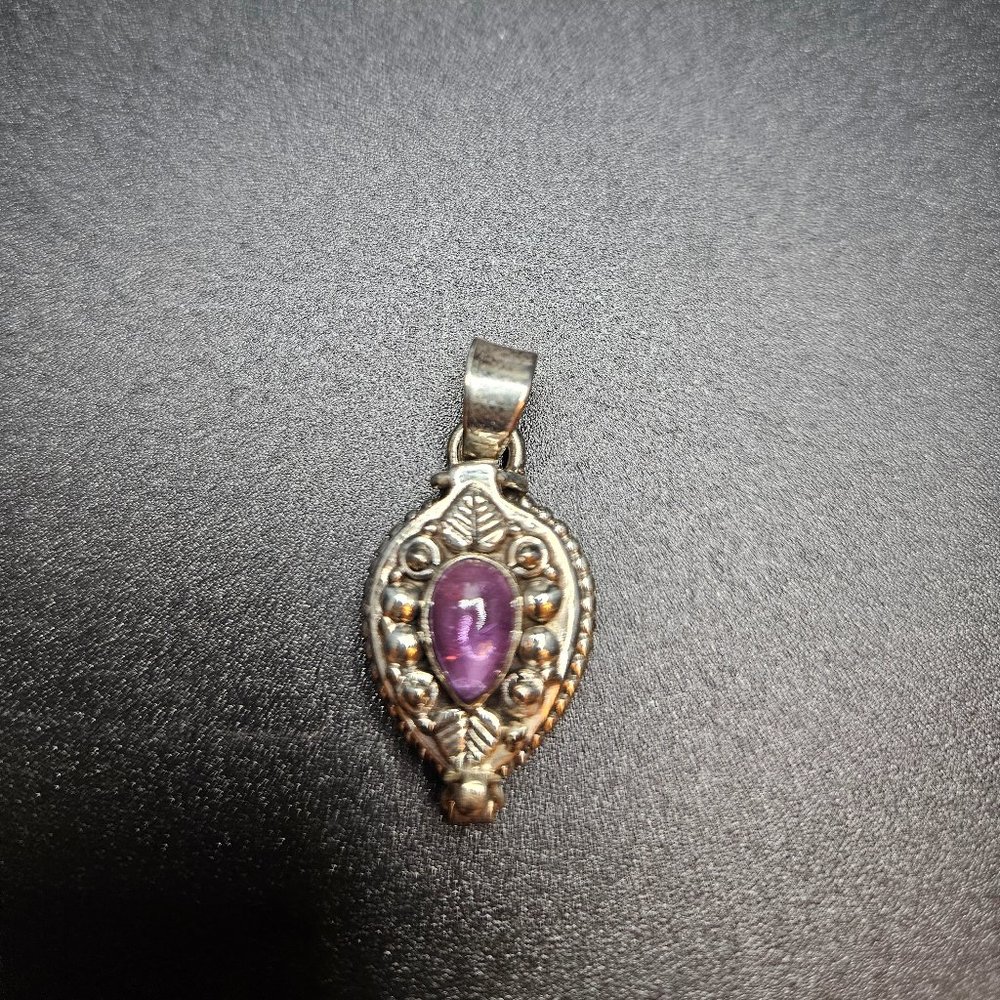 Sterling Silver "Poison" Locket - Gem